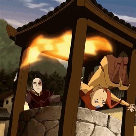 [no Spoilers] I Made Of  Of Aang Dodging Zukos Fire Attacks R
