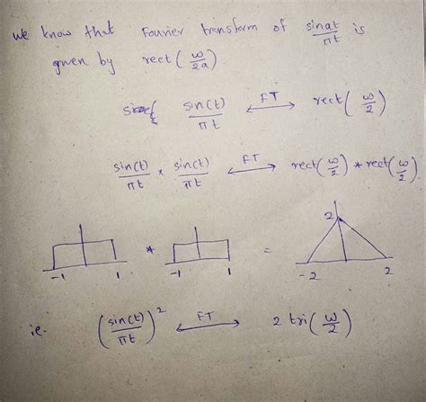 Solved Use Tables Of Fourier Transforms And Properties To Help Deter Course Hero