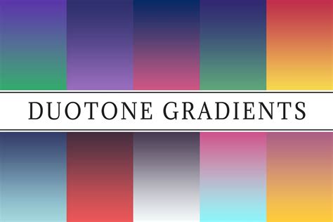 Duotone Gradients Gráfico Por Creativetacos · Creative Fabrica