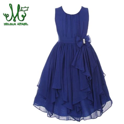 Бальное платье без рукавов с круглым вырезом и бантом для девочек праздничные платья принцессы