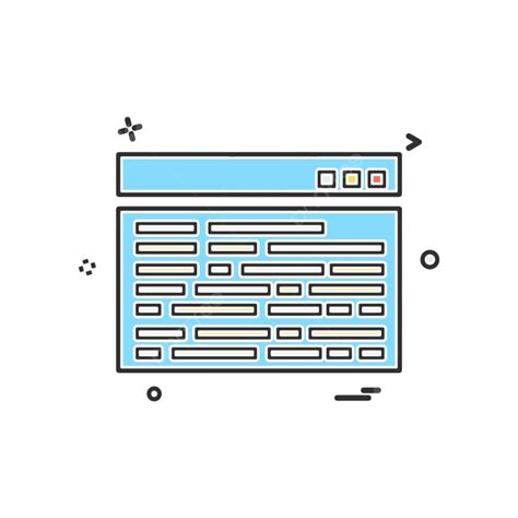 Web Design Layout Vector Design Images Web Layout Icon Design Vector