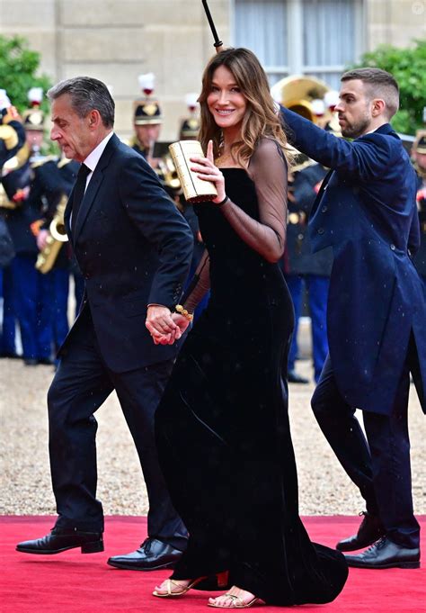 Photo Nicolas Sarkozy Et Sa Femme Carla Bruni Au Dîner DÉtat En L