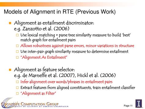 Ppt Relation Alignment For Textual Entailment Recognition Powerpoint
