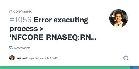 Error Executing Process Nfcorernaseqrnaseqinputchecksamplesheetcheck Samplescsv