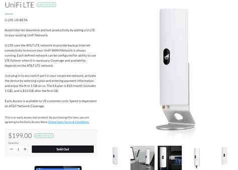 Unifi LTE On Early Access R Ubiquiti