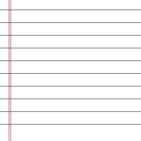 Lined Paper From A Notebook 37959812 Vector Art At Vecteezy