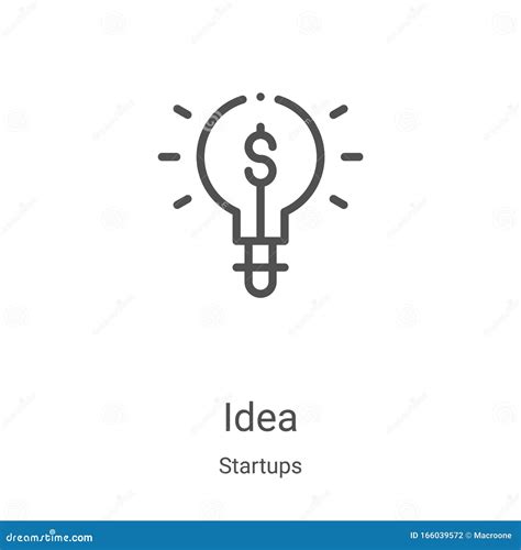 Idea Icon Vector From Startups Collection Thin Line Idea Outline Icon