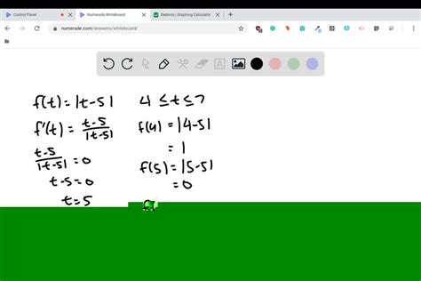 ⏩solved find the absolute maximum and minimum values of each… numerade