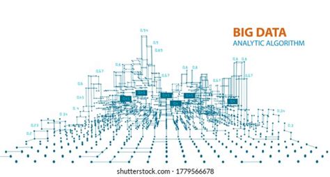 Abstract Analysis Grid Algorithm Data On Stock Vector Royalty Free 1779566687 Shutterstock