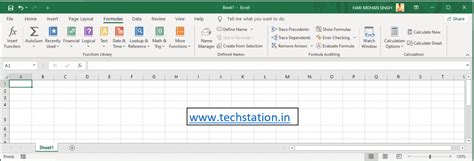 Ms Excel Formulas Tab In Hindi Ms Excel मे Formulas Tab का इस्तेमाल