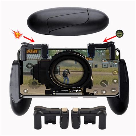 SIANCS Gamepad PUBG Mobile Game Phone Controller Gaming Joystick Trigger Button Aim Key Game Pad