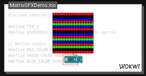 16by 16 Rgbmatrix Animation Atpdnc11 Chasing Copy 4 Wokwi Esp32