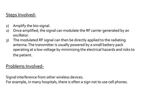 Wireless Telemetry Systems Pptx Computer Peripherals Computing