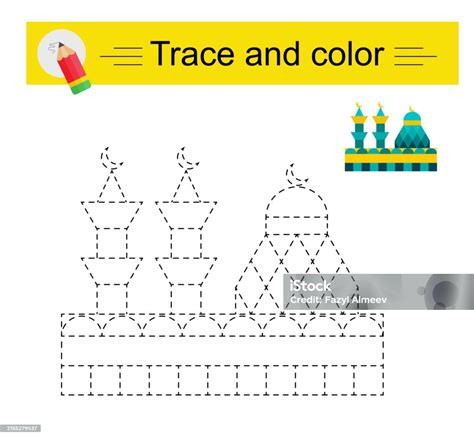 소근육 운동 기술을 연습하기 위한 유치원 워크시트 만화 모스크입니다 4 5세에 대한 스톡 벡터 아트 및 기타 이미지 4 5세