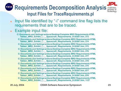 ppt requirements decomposition analysis model based testing of