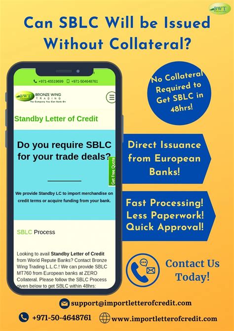 Infographics Sblc Swift Mt760 Sblc Issuance Process