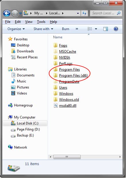 Windows764bitTwoProgramFilesFolders Thumb Electric Monk