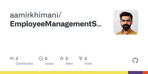 GitHub Aamirkhimani EmployeeManagementSystem Frontend