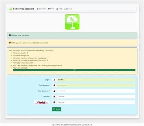 Ltb Self Service Password 172 Released Ldap Tool Box Project
