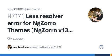 less resolver error for ngzorro themes ngzorro v13 upgrade · issue 7171 · ng zorro ng zorro