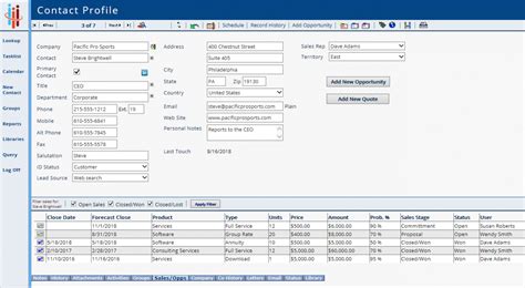 Our CRM WiredContact