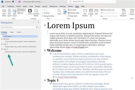 Using Outline View In Word To Manage Large Reports Valusource Support
