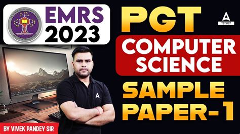 Emrs Pgt Computer Science Sample Paper 1 By Vivek Pandey Youtube