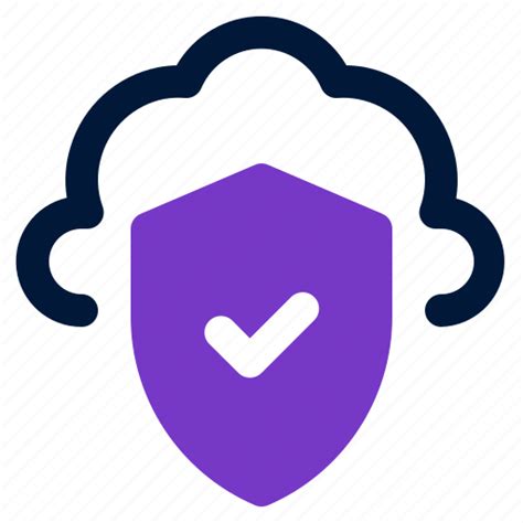 Cloud Shield Protection Security Computing Icon Download On Iconfinder