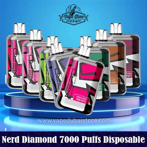 Nerd Diamond 7000 Puffs Disposable Vape Dubai Vapedubaistore