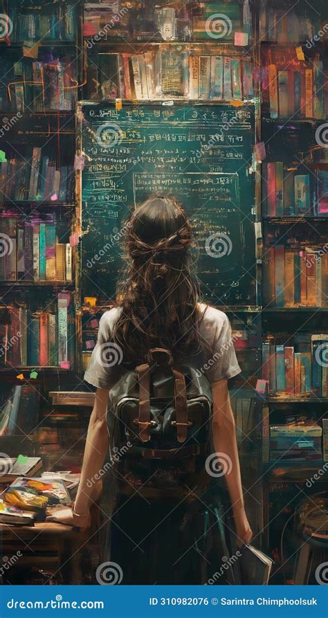 Ai Creates Images Working Calculating Numbers Note Paper World Math