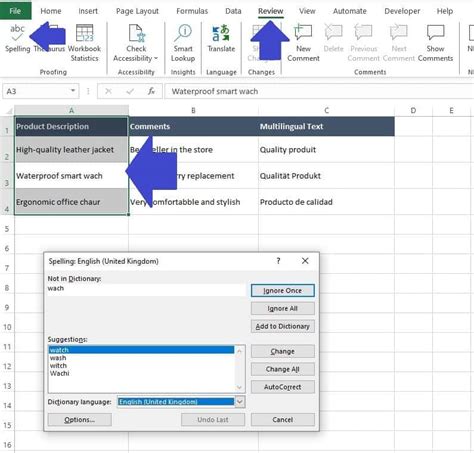 Mastering Spell Check In Excel Dedicated Excel