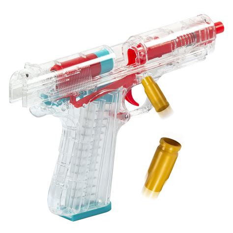 Buy Shell Ejection Soft Bullet Toy Pistol With Magazine Toy Clear
