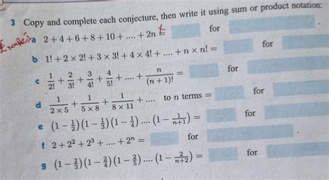 Solved 3 Copy And Complete Each Conjecture Then Write It