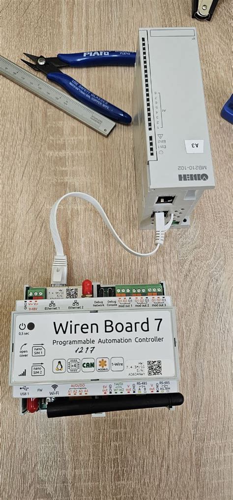 Modbus Tcp не работает напрямую ч з Ethernet Wiren Board Support