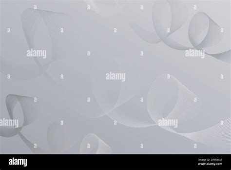 Abstract White Background Filled With Wavy Lines That Create A Dynamic