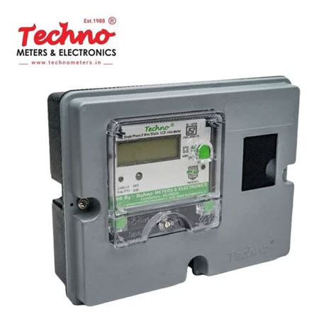 Techno Single Phase Wall Mount Energy Meter At INR In Coimbatore Techno Meters Electronics