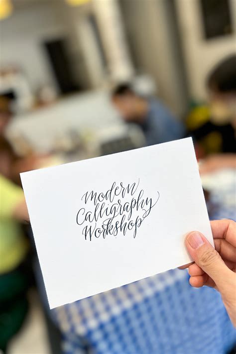 Modern Calligraphy Workshop Street Kohi Maginhawa Qc Happy Hands Project Modern Calligraphy