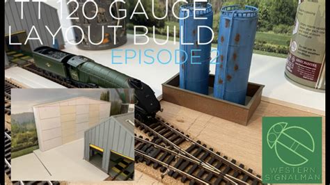 Building A Tt 120 Gauge Depot Model Railway Episode 2 Youtube