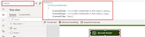 Power Apps Barcode Reader Control