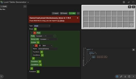 Fetching Github Files Sometimes Failes Cannot Load Preset · Issue