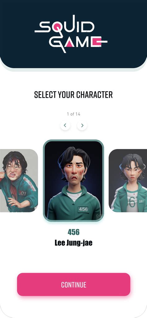 Squid Game App Concept On Behance