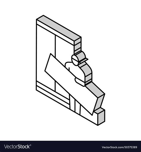 Furniture Assemblers Isometric Icon Royalty Free Vector