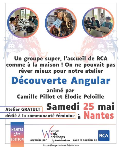 Angular Devs France Sur Linkedin Wow Womenonlyworkshops Angular
