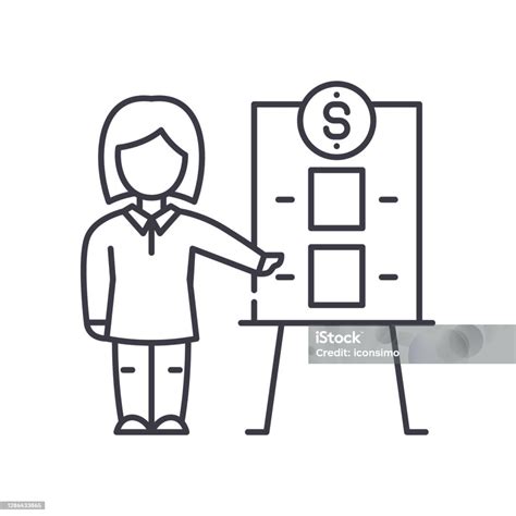 튜터 아이콘 선형 격리 된 그림 얇은 줄 벡터 웹 디자인 기호 흰색 배경에 편집 가능한 스트로크와 개요 개념 기호 개념에 대한 스톡 벡터 아트 및 기타 이미지 Istock