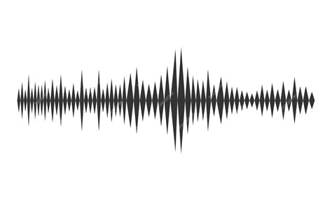 Premium Vector Sound Wave Signal In Vibration Graph Form For Voice Recording Vector