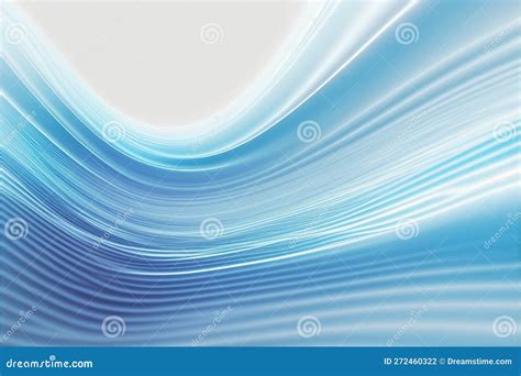 Abstract Blue And White Curve Line Wave Background Stock Illustration