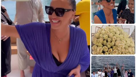 იახტაზე შესრულებული აჭარული და თეთრი ვარდები განსაკუთრებული მეგობრისგან კადრები ნუცა ბუზალაძის