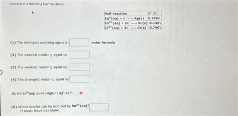 Solved Consider The Following Chegg Com