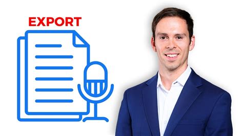 Exporting A Transcript Using Descript Youtube