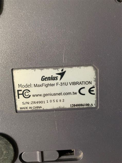 Genius Maxfighter F 31u Vibration Pc Flight Joystick Video Gaming Gaming Accessories